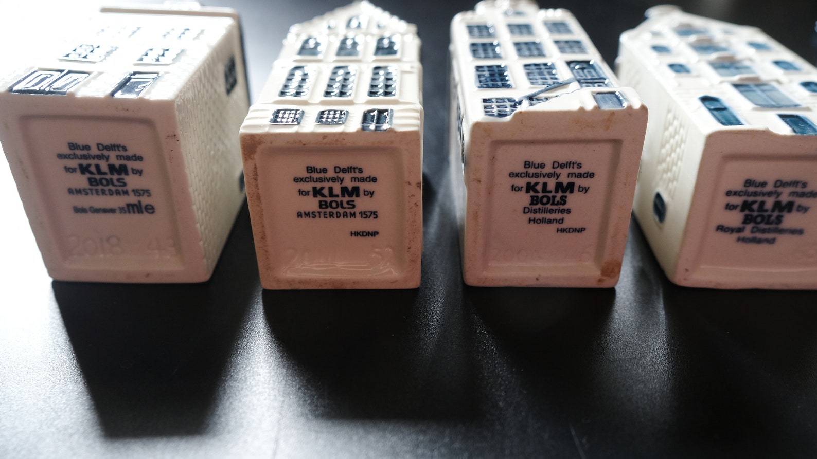 Original Delft Blue KLM Miniature Houses 6 Items 0606.2 - Etsy