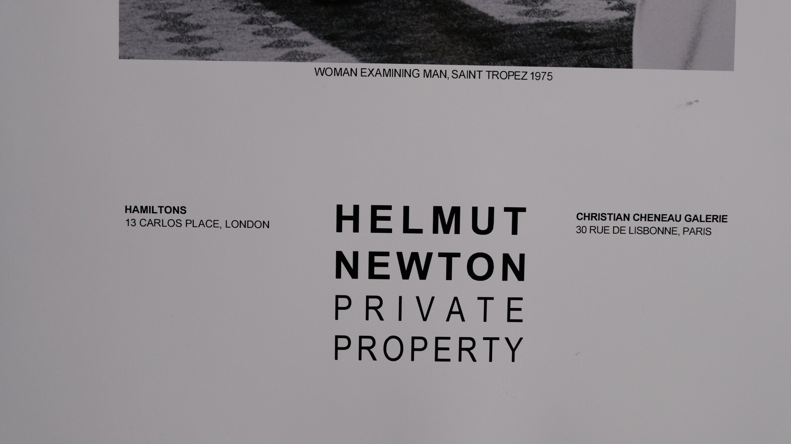 Helmut Newton 'woman Examining Man Saint Tropez 1975' - Etsy
