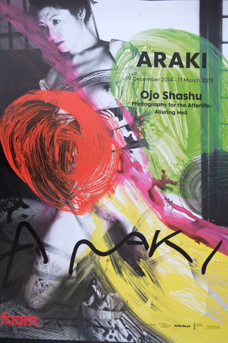 Araki II Ojo Sashu Original Exhibition Poster Foam - Etsy