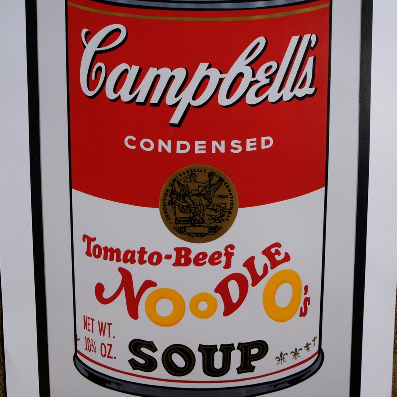 Andy Warhol 'campbell's Soup Published by S.M.A.K. - Etsy