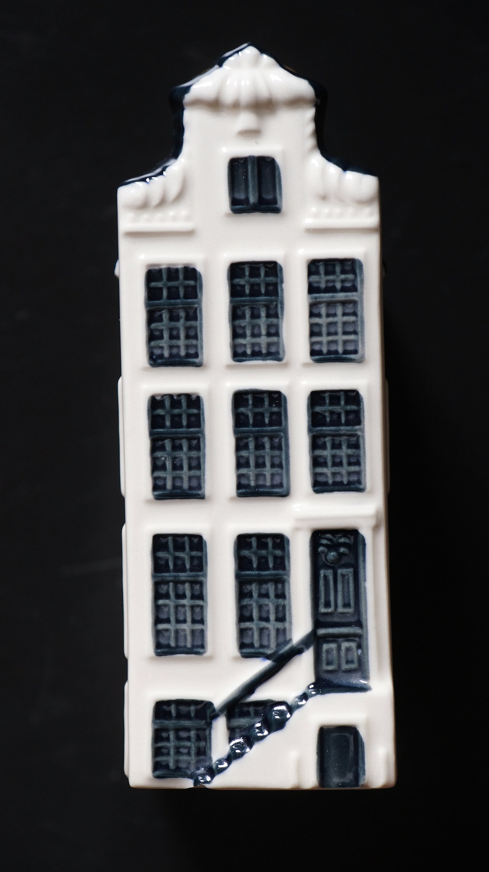 Original Delft Blue KLM Miniature Houses 2 Items Anna Frank - Etsy