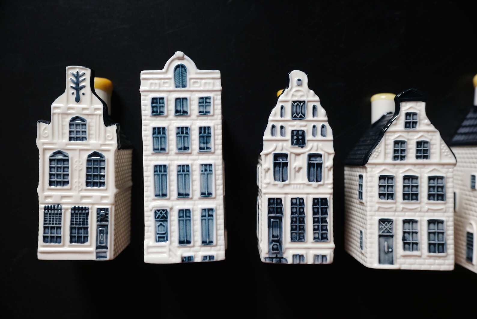 Original Delft Blue KLM Miniature Houses 6 Items 0606.2 - Etsy