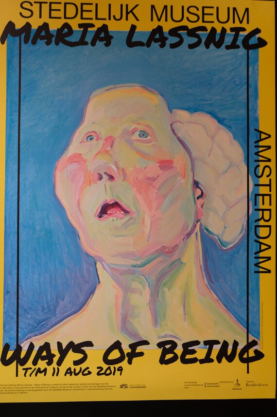 Maria Lassnig Original Exhibition Poster Stedelijk Museum - Etsy