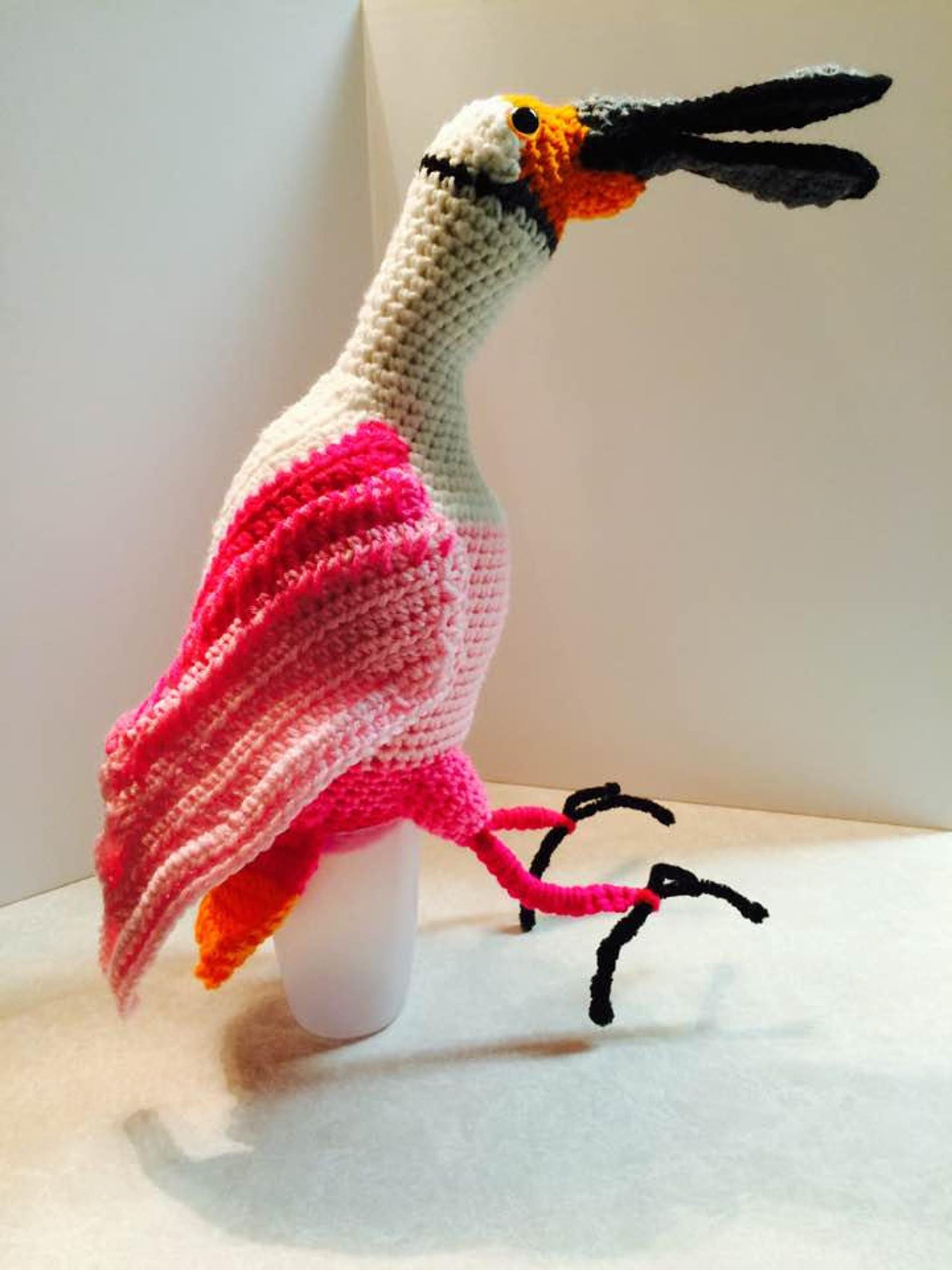 Roseate Spoonbill Crochet Pattern - Etsy