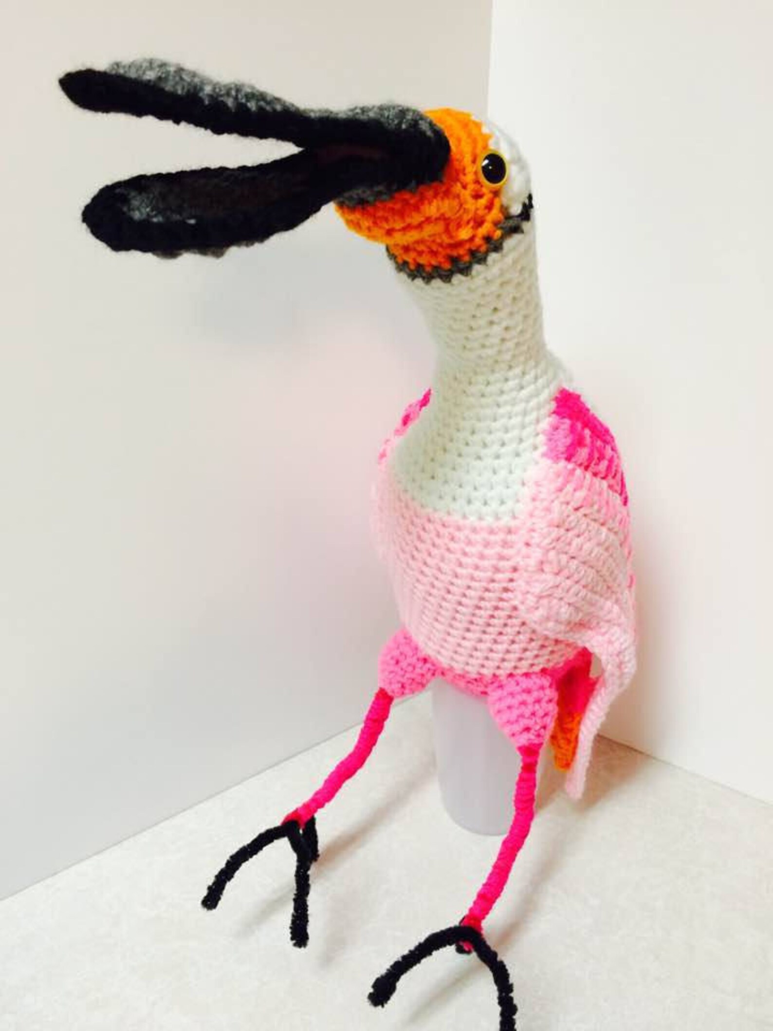 Roseate Spoonbill Crochet Pattern - Etsy