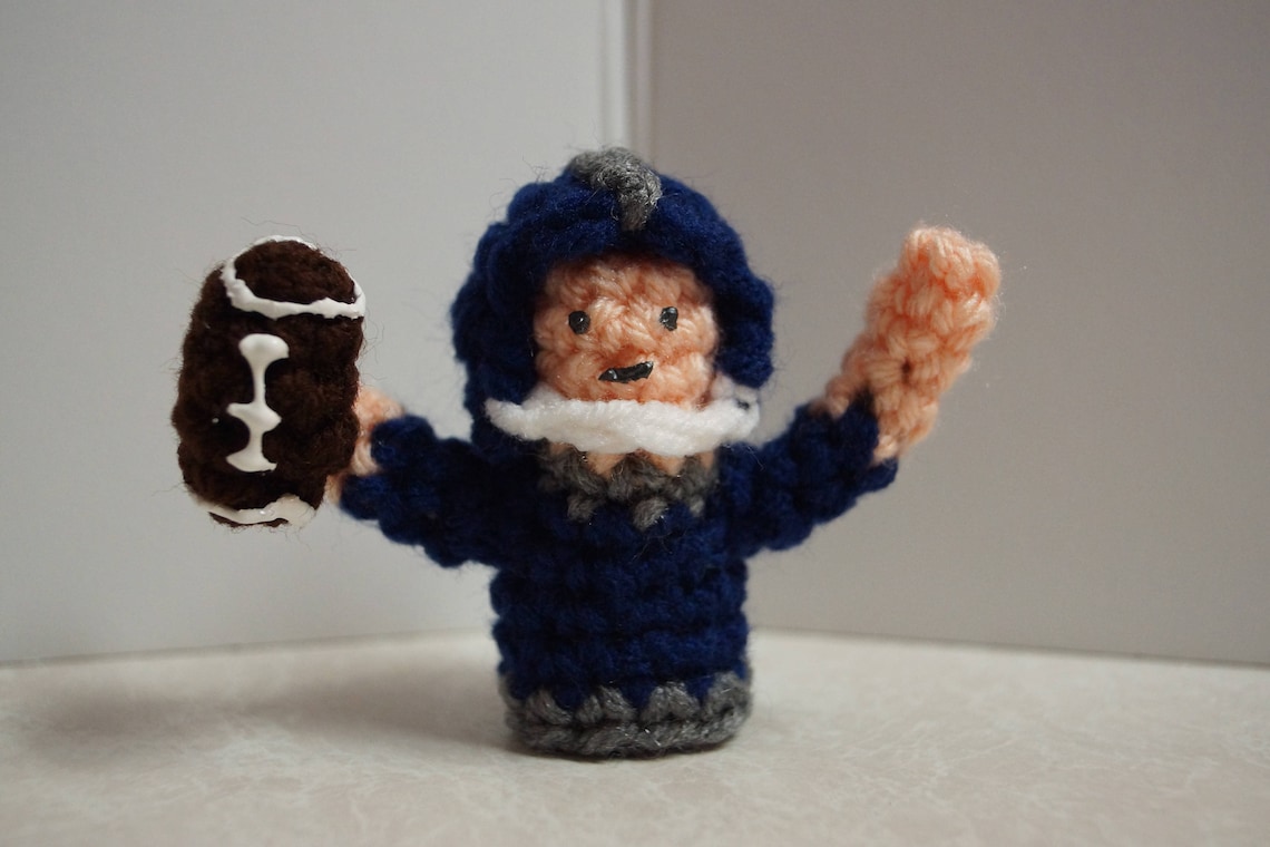 Football Player, Finger Puppets - Etsy