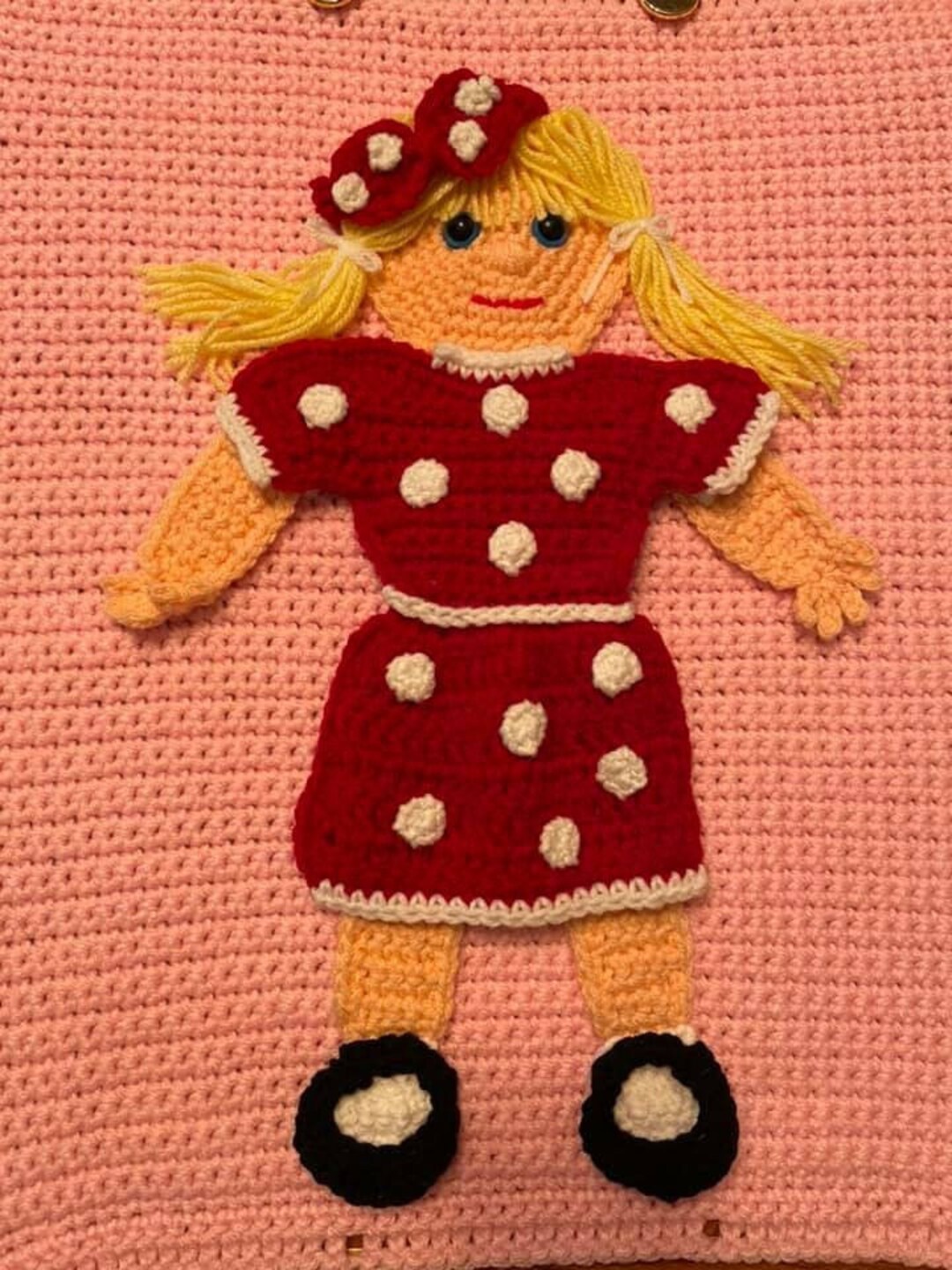 Polka Dot Dress Pattern, for Dress up Doll, Pattern Only - Etsy