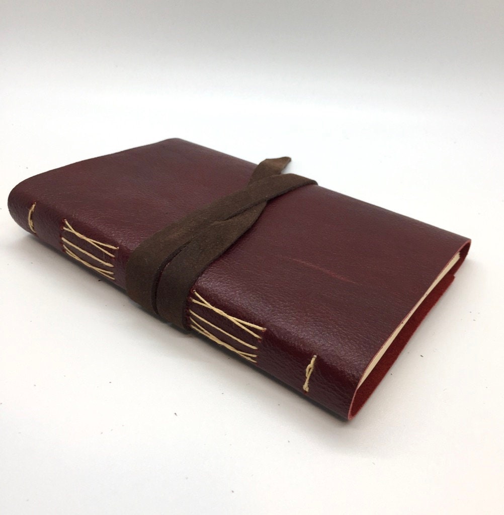 Handmade Brown Leather Notebook/journal/diary/sketchbook - Etsy