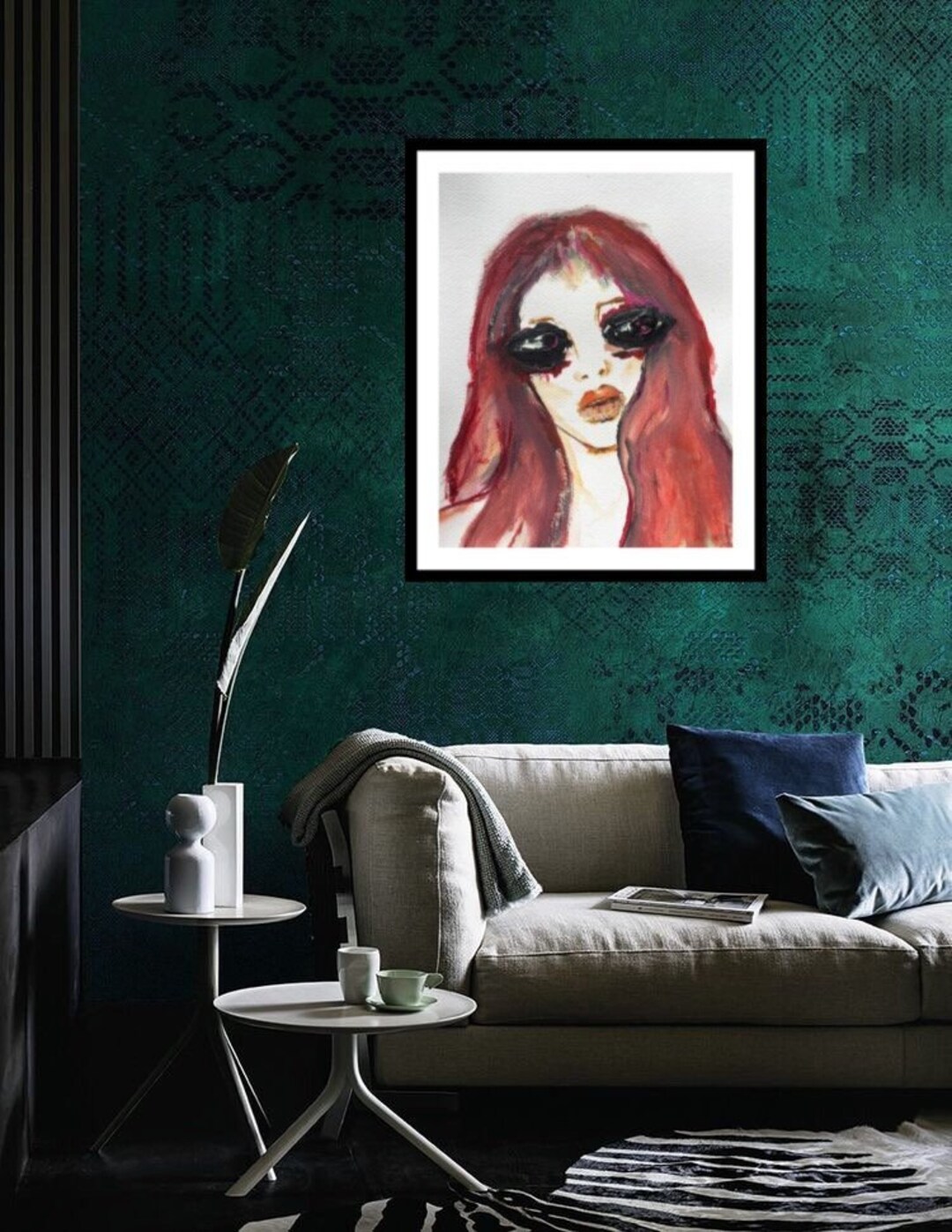Goth Print Download Printable Gothic Art Fantasy Wall Art - Etsy