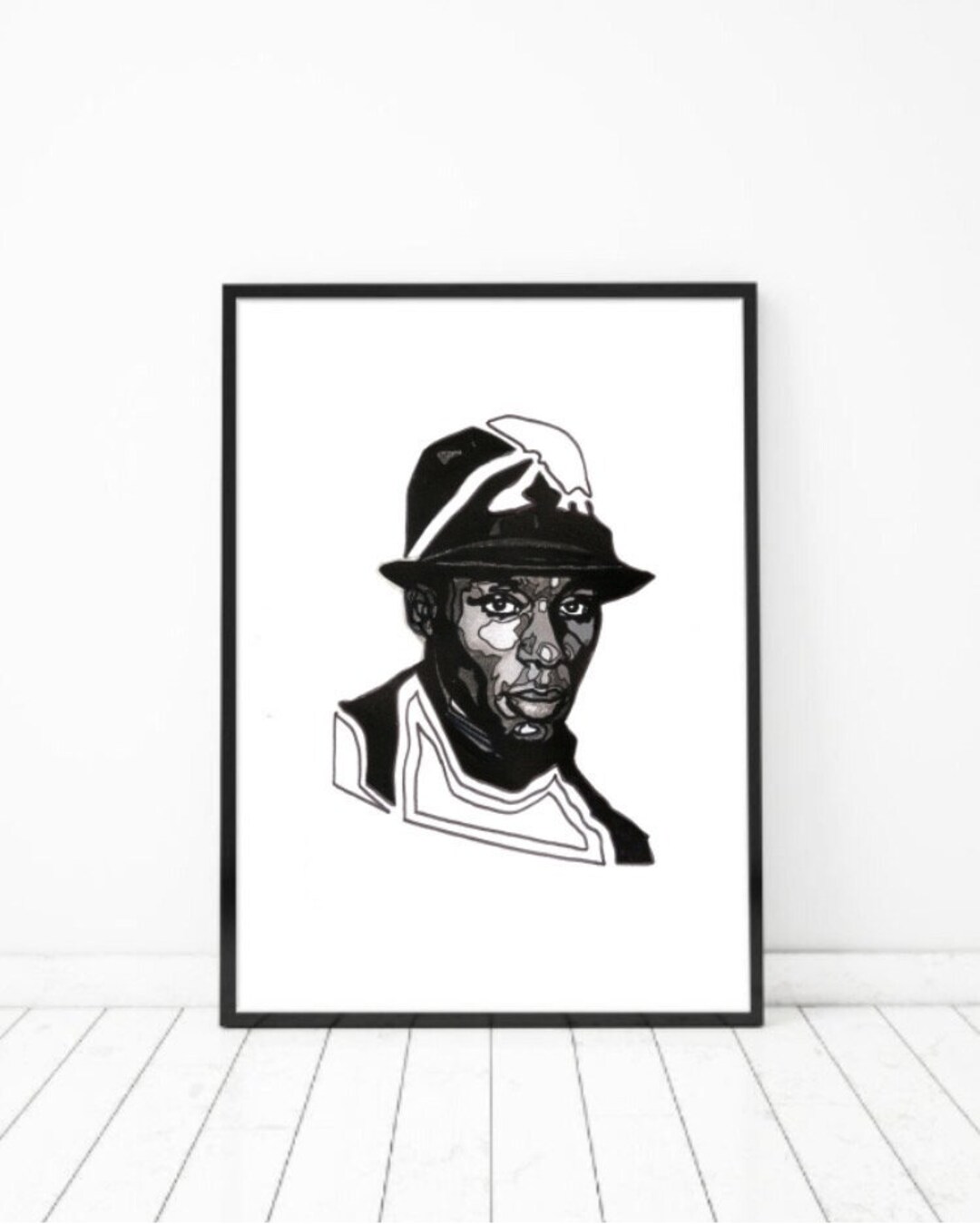 Black White Mos Def Poster, Mos Def Print, Digital Print, Printable Art ...