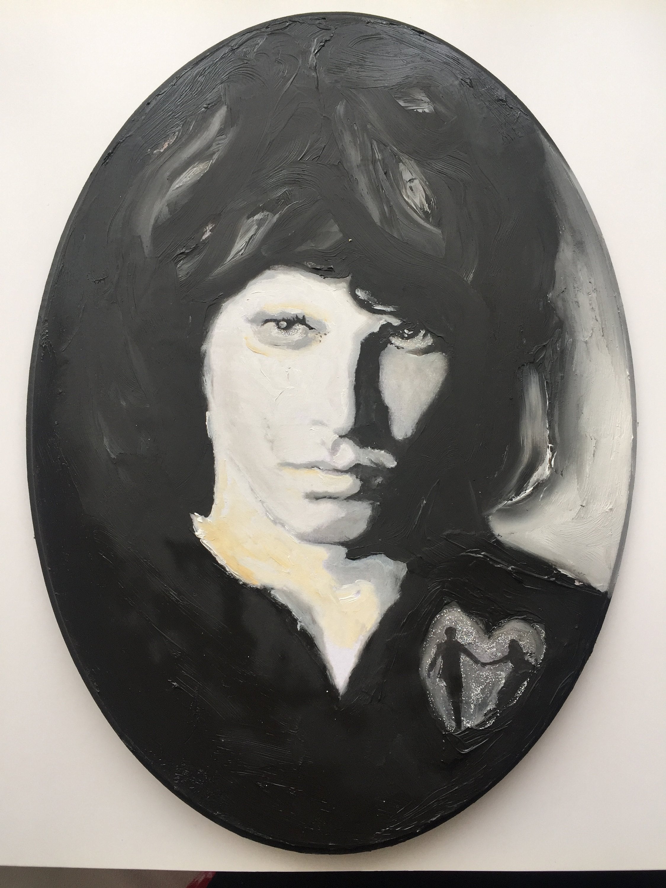 Oil Original Artwork Dad Gift Oil On Wood The Doors Jim Morrison ...