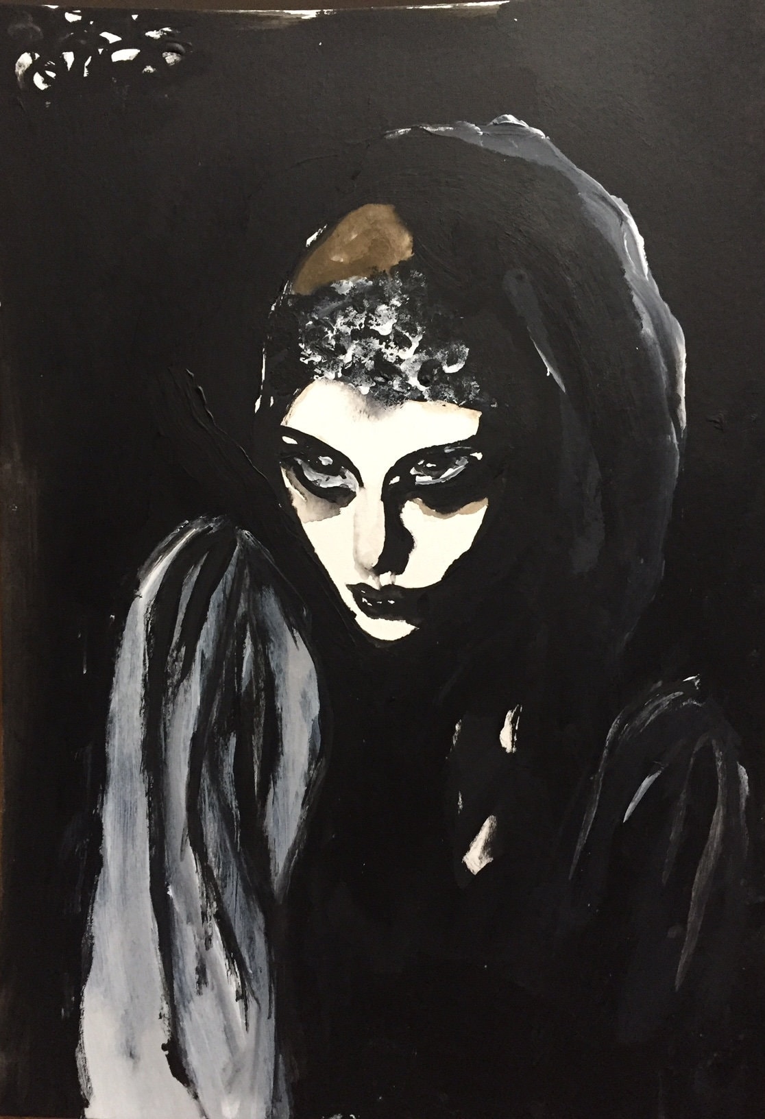 Dark Watercolor Paintings