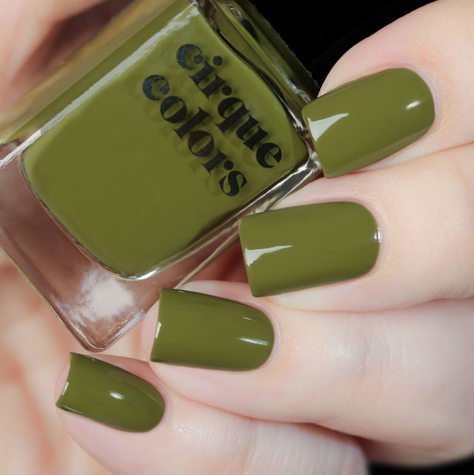 Olive Green Nail Polish Army Green Nails Creme Nail Polish - Etsy