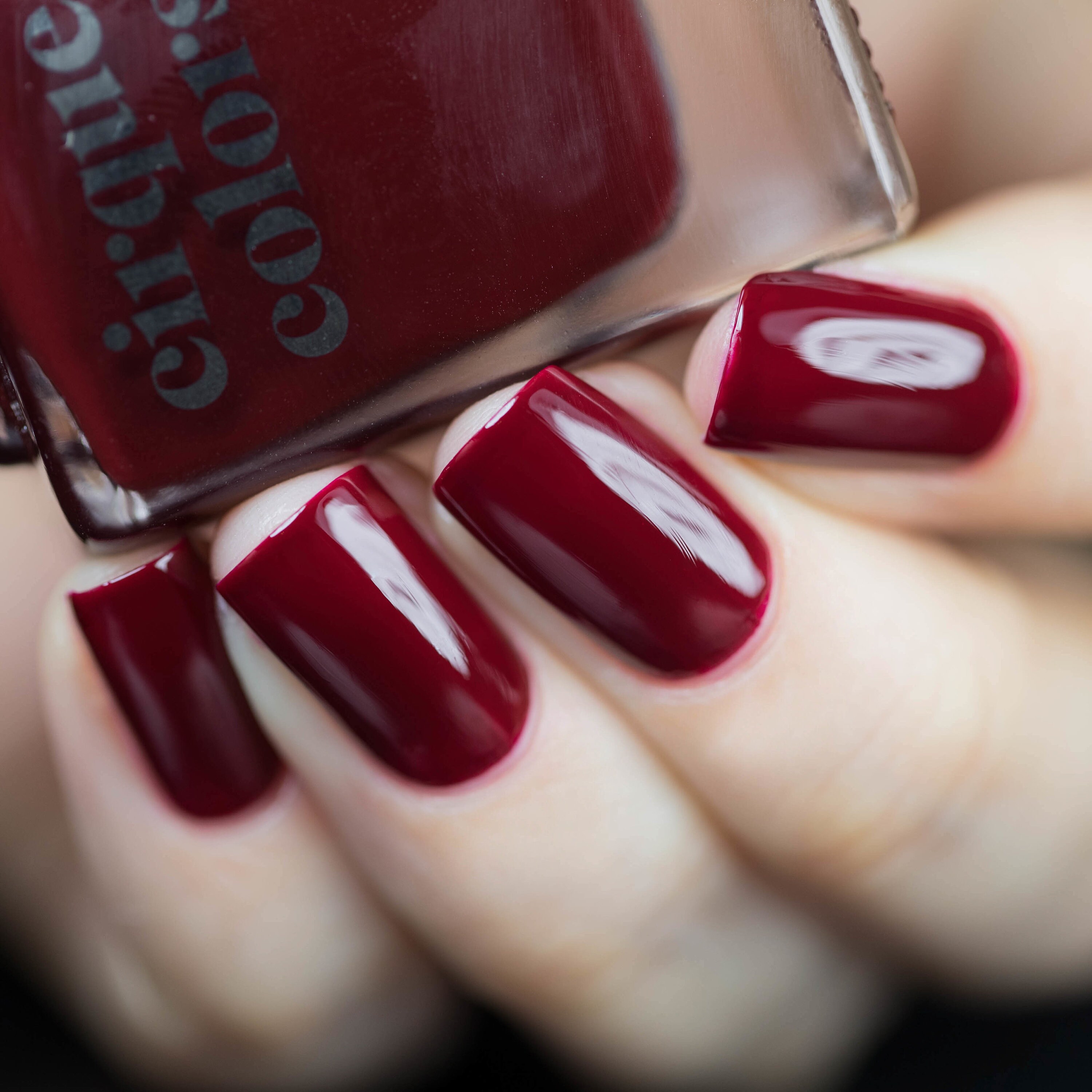 Dark Red Nail Polish Blood Red Crimson Creme Nail Polish - Etsy België