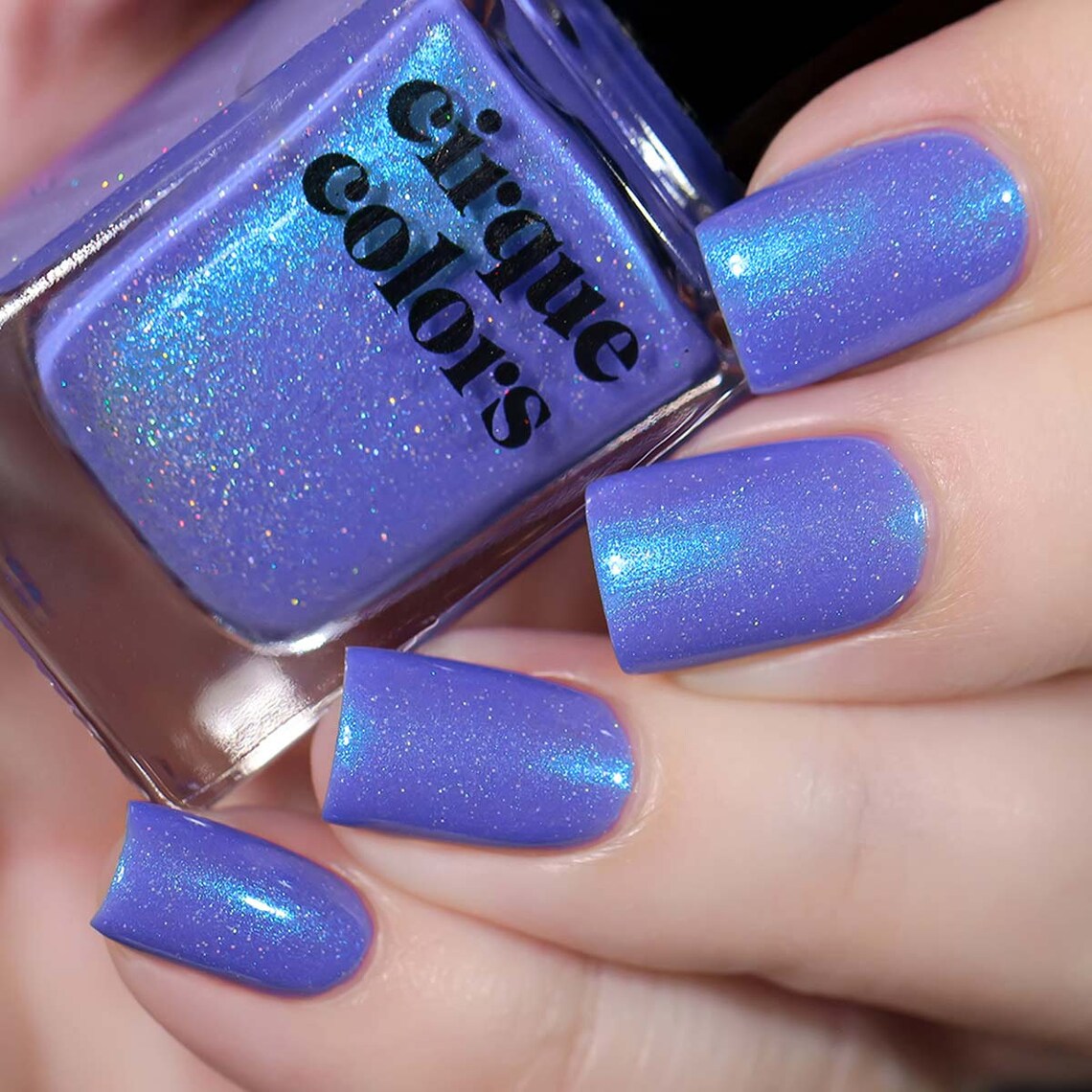 Periwinkle Blue Color Shifting Vegan Nail Polish - Blue Shimmer ...