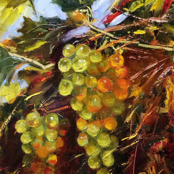Grapes Painting - Etsy