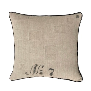 Antique German Grain Sack Pillow From 1912 - 22 X 22" - Etsy