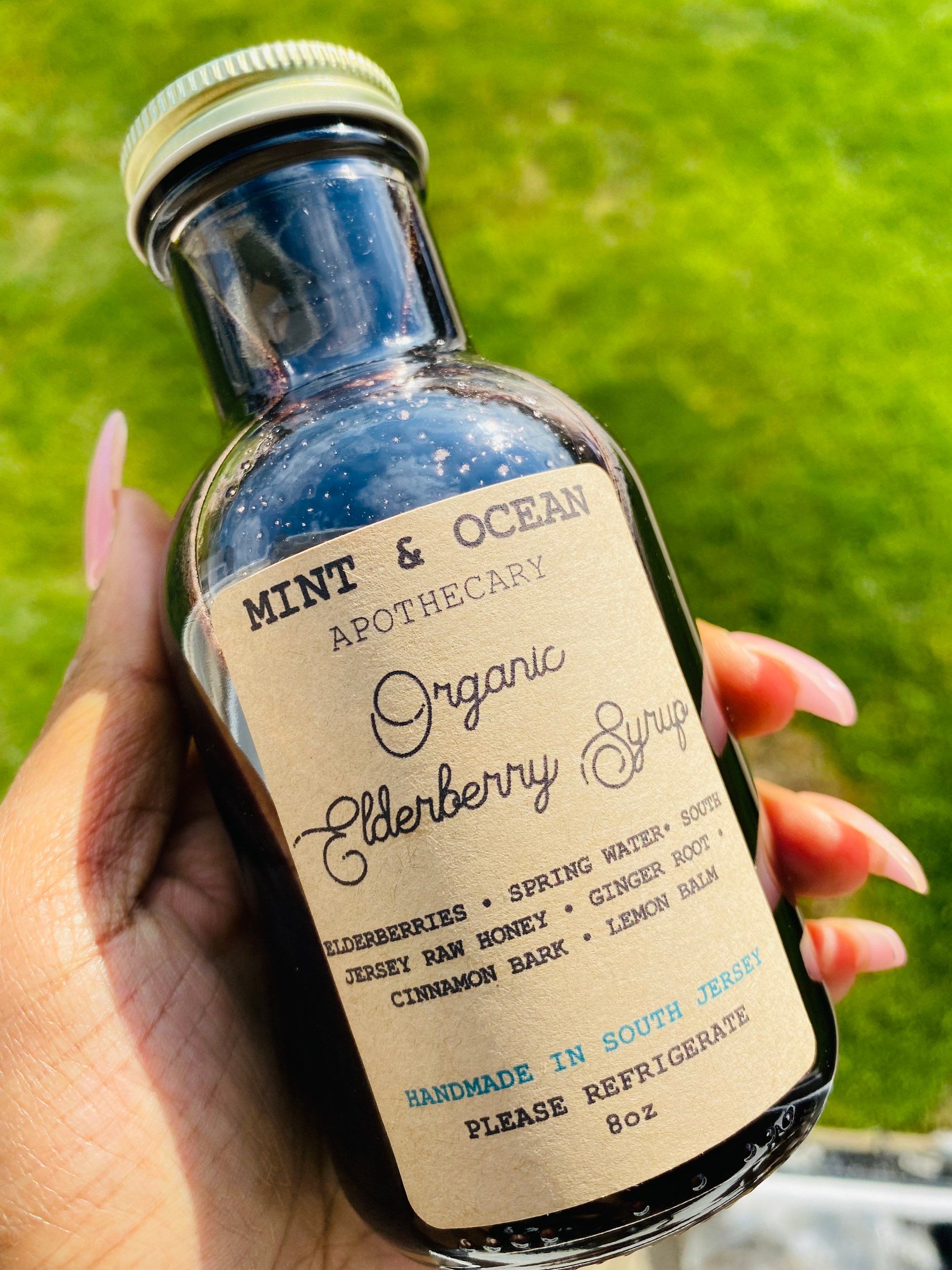 Organic Elderberry Syrup - Etsy