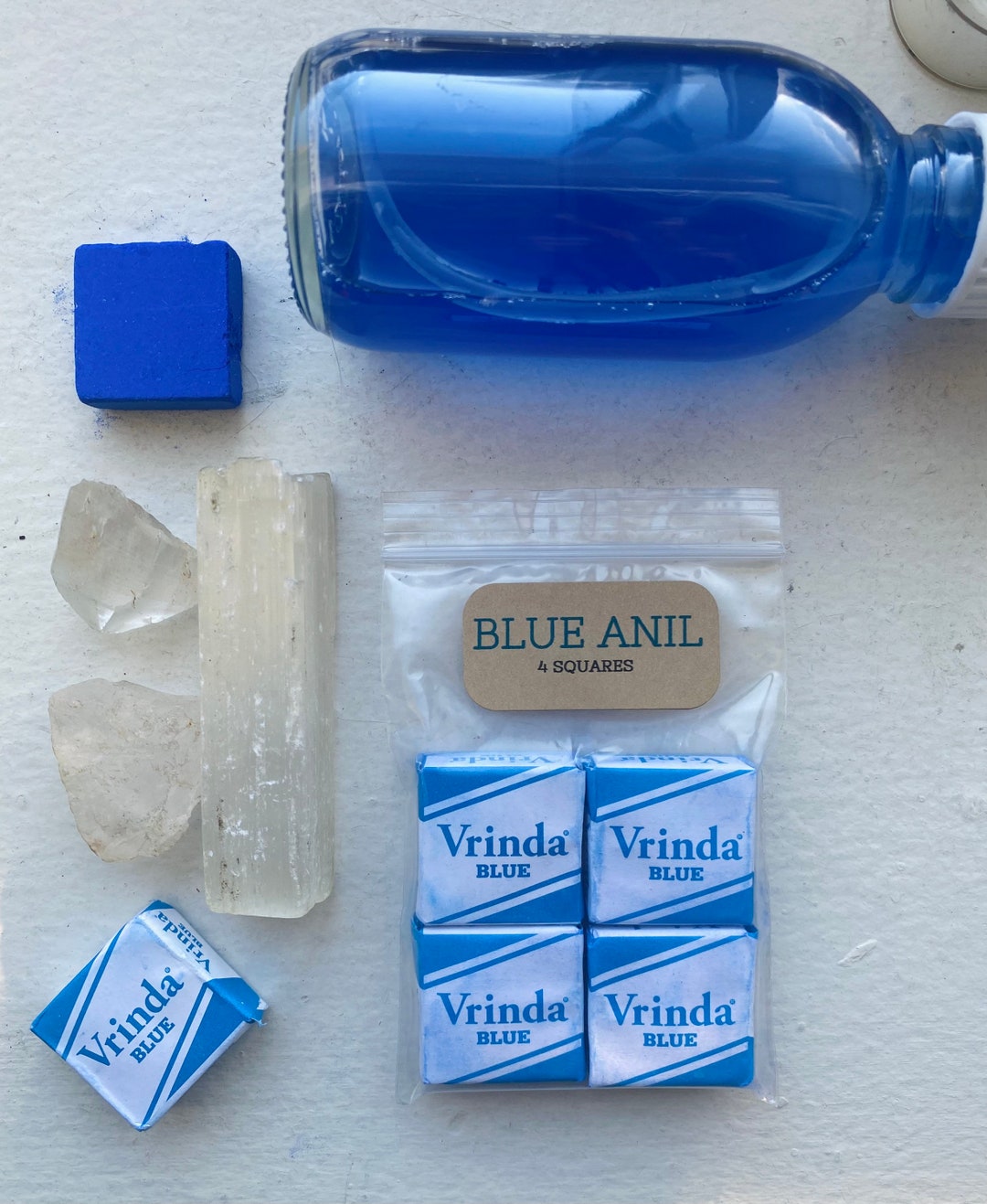 Blue Anil Squares - Etsy