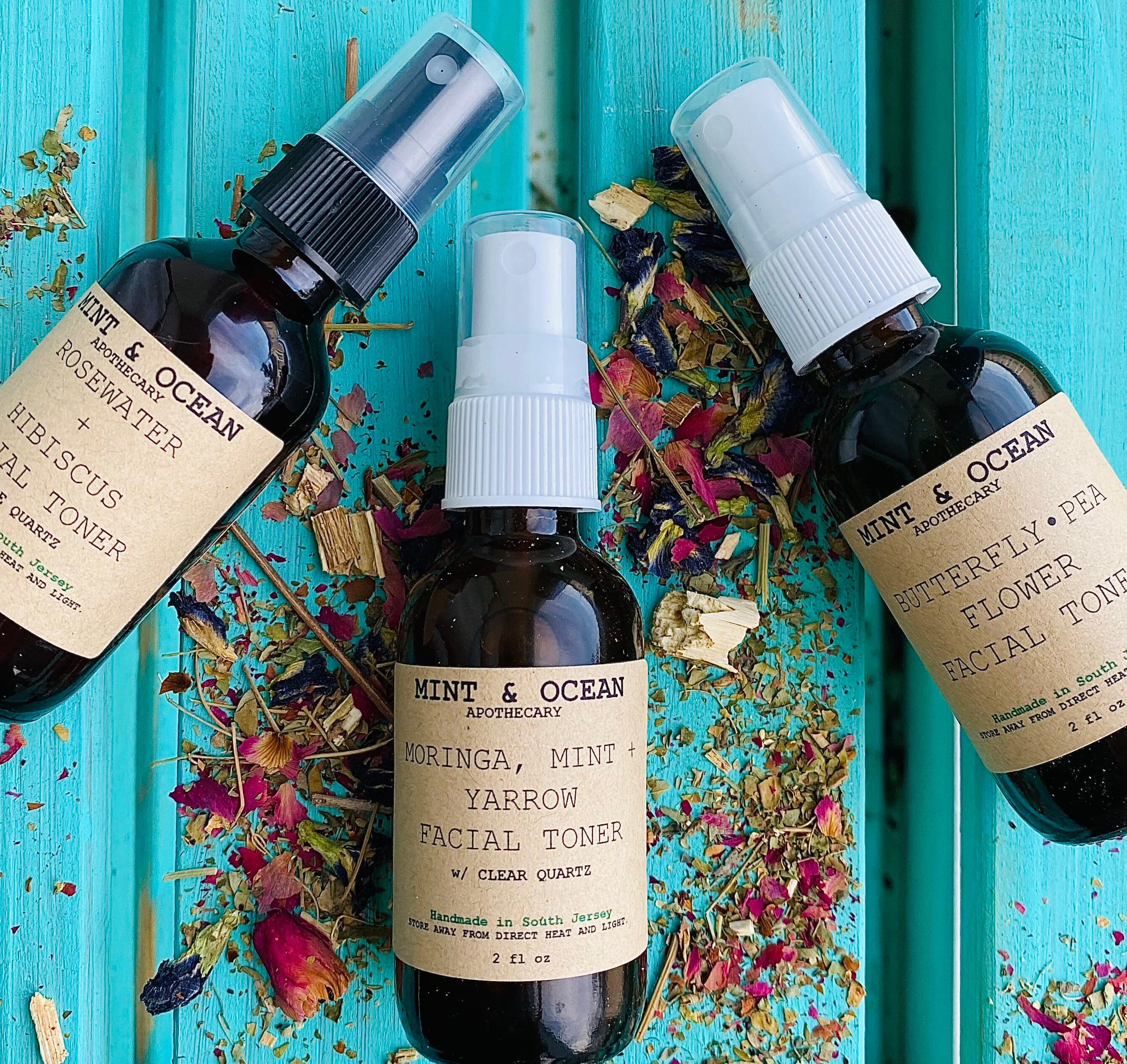 Moringa, Mint + Yarrow Facial Toner - Etsy