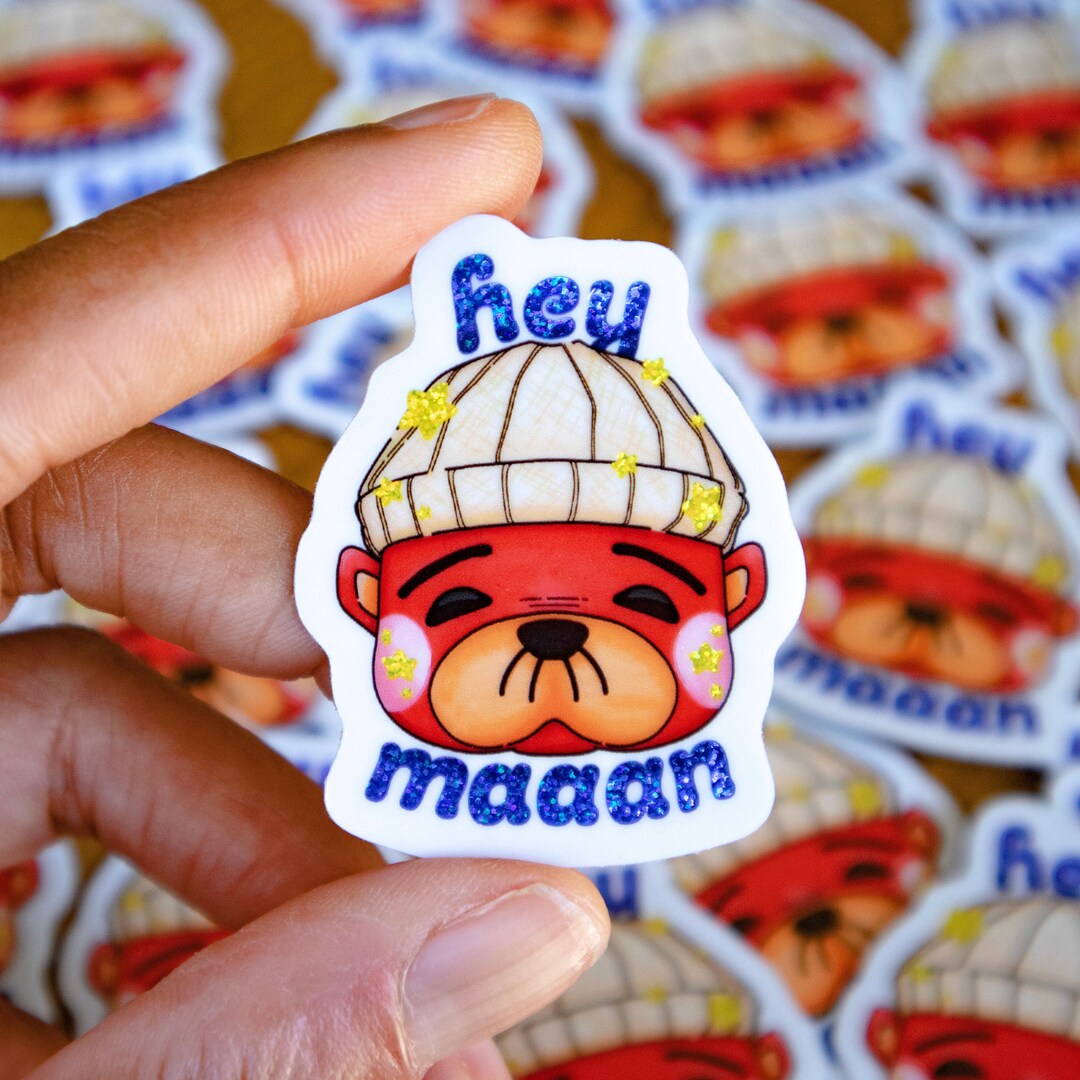 Holographic Pascal Hey Man ACNH Sticker - Etsy