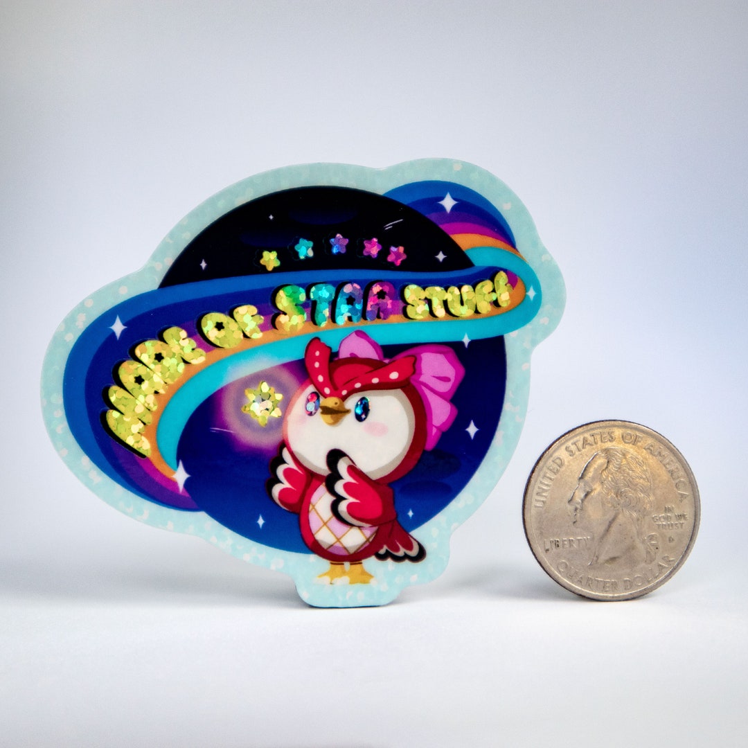 Holographic Celeste Made of Star Stuff ACNH Sticker - Etsy
