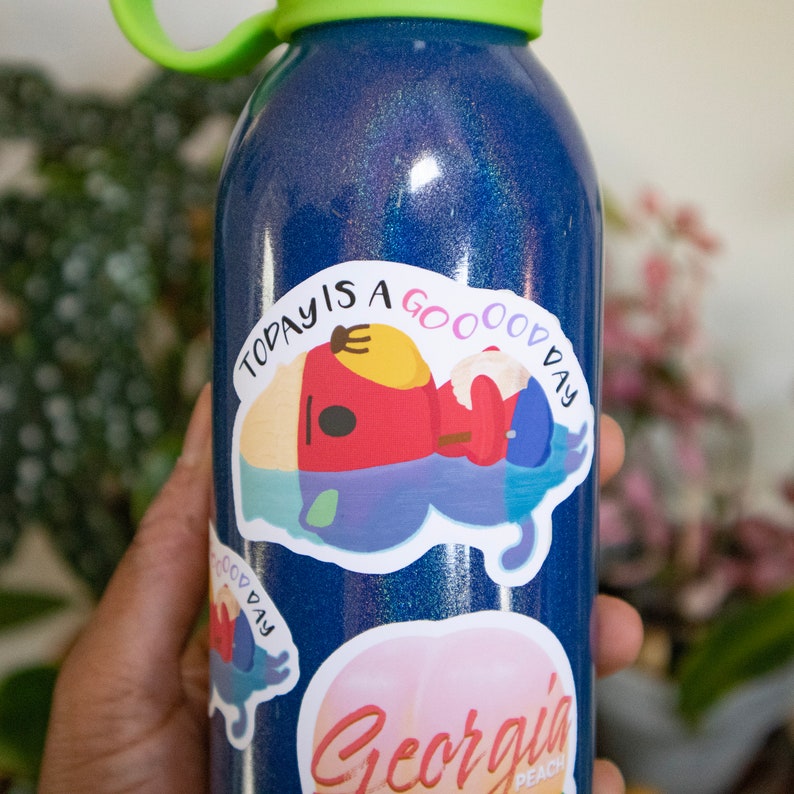 Holographic Pascal Good Day ACNH Sticker - Etsy