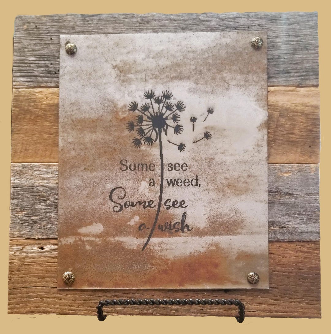 Rustic/primitive Metal Tile Sign/plaque Country/farmhouse - Etsy