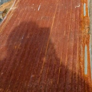 Reclaimed Corrugated Barn Metal Roofing Good for Wainscot, Awning ...