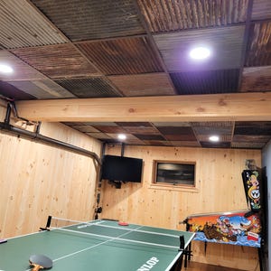 10 Pcs Drop Ceiling Tiles Reclaimed From Vintage Barn Roof - Etsy