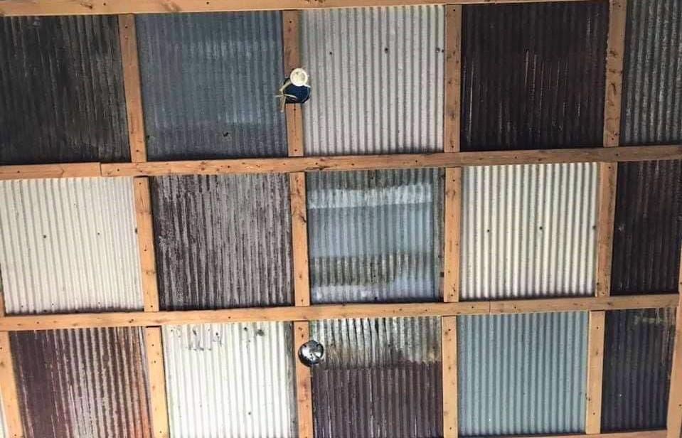 10 Pieces Of Antique Drop Ceiling Tiles Reclaimed From Metal Ceiling