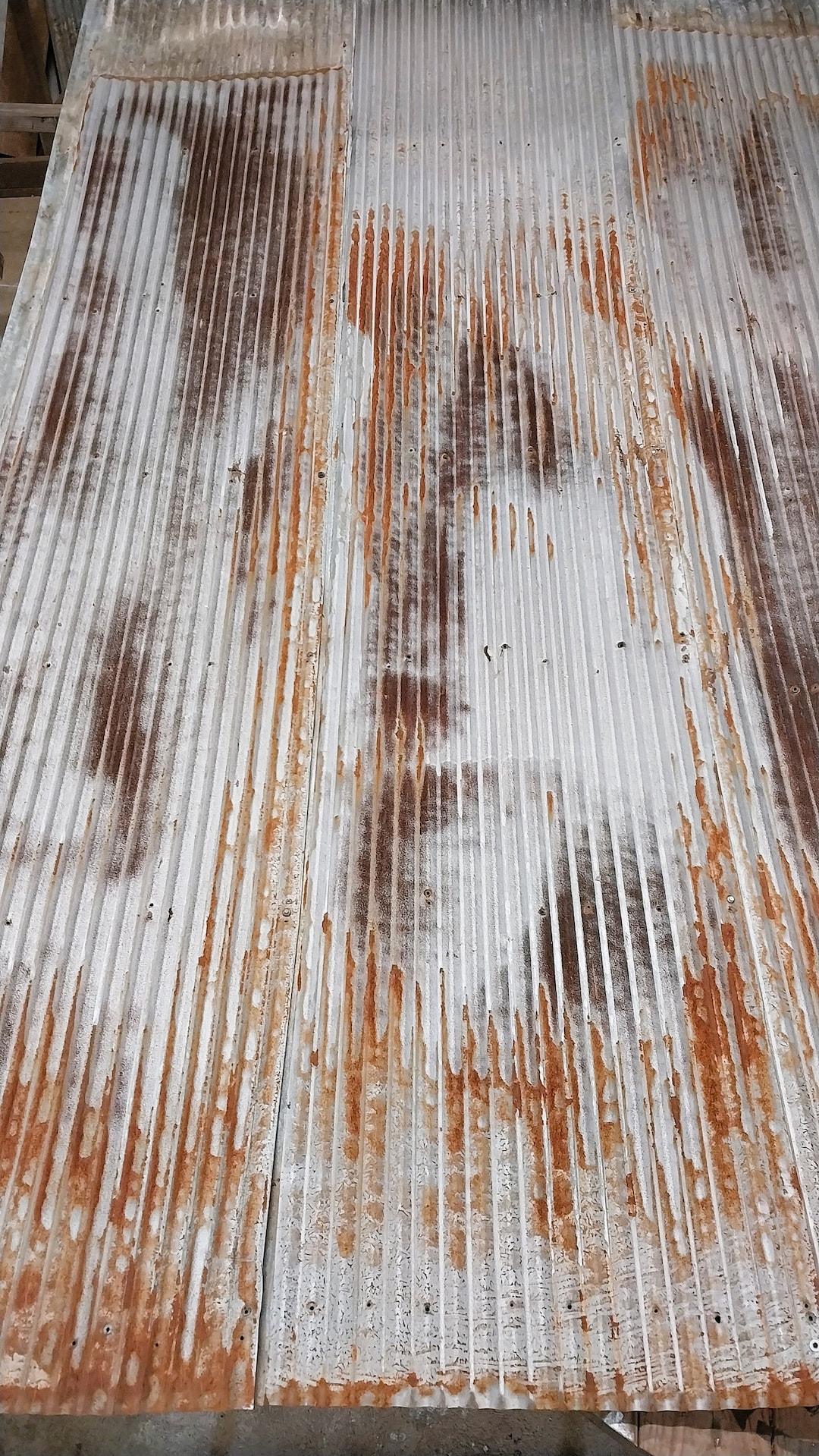 Reclaimed Corrugated Metal Sheets – Rustic Wall Paneling – 30 Sq. Ft ...