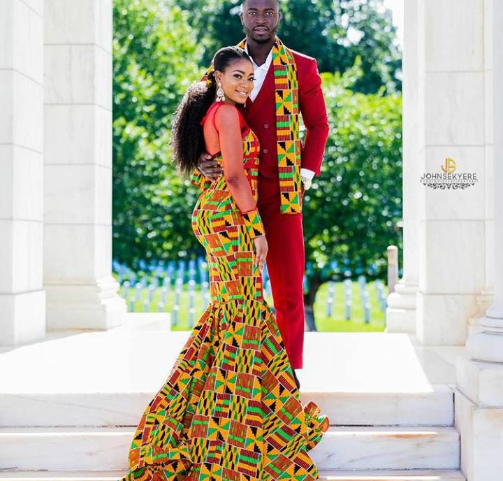 African Couple Prom Clothingafrican Floor Length Mermaid | Etsy