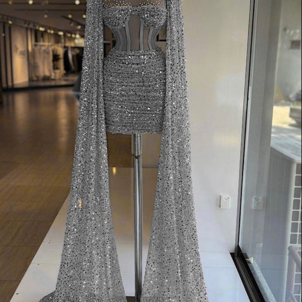 Silver Sequin Linen - Etsy