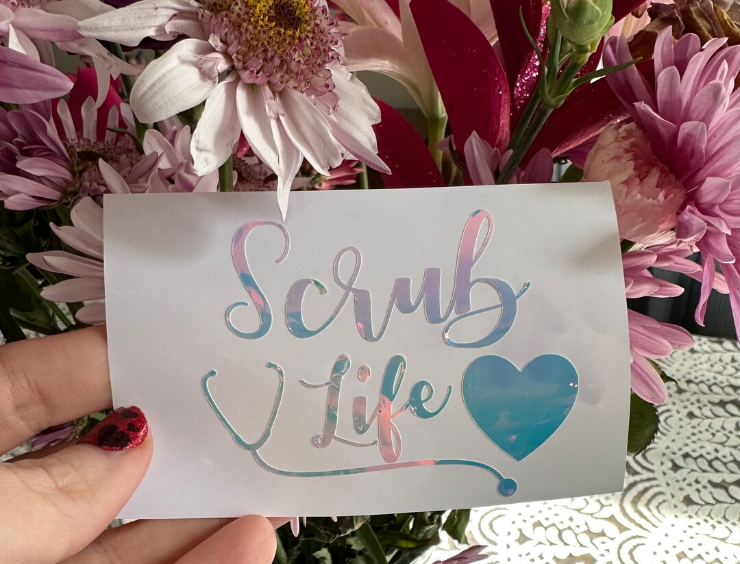 Scrub Life/decal/medical/dentist/rn/cna - Etsy