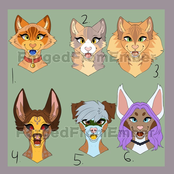 Fursona Base - Etsy
