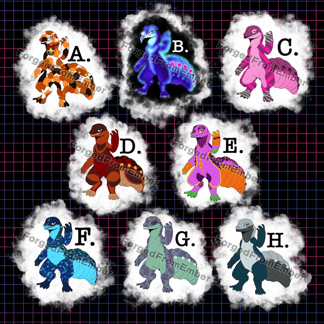 Leopard Gecko Anthro Adoptables Male Colorful (base by Kur0kamo) - Etsy