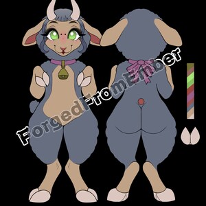 Adoptable Fursona Base Edit Feline Cat Canine Dog Sheep Bear (base by Oops_cry_creations) - Etsy