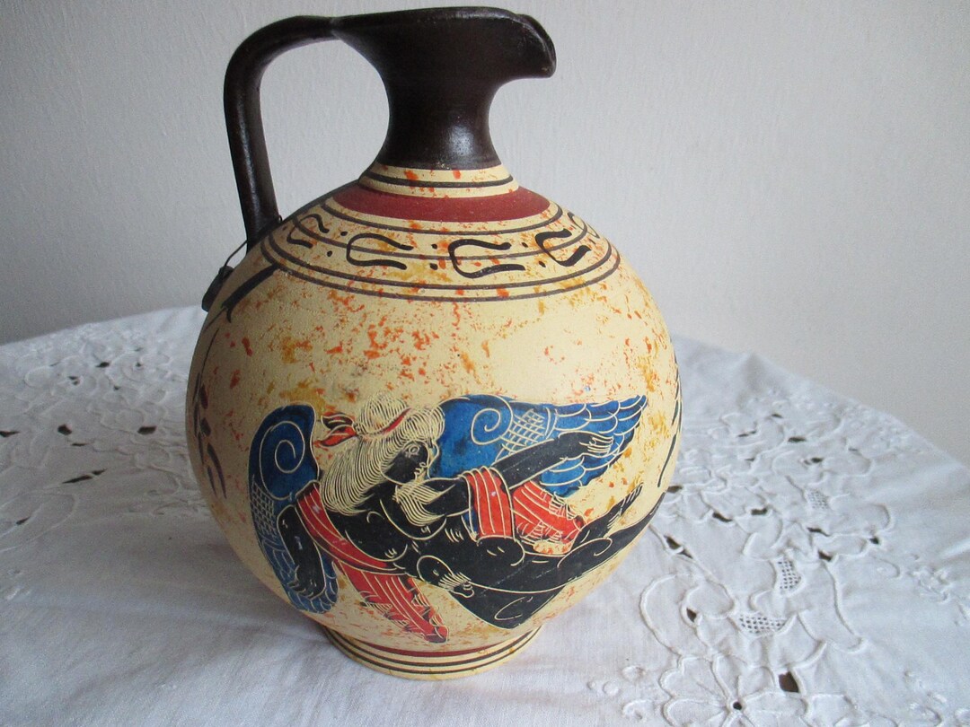 Reproduction , Greek Ceramic Vase, Greek Mythology, Handcrafted - Etsy