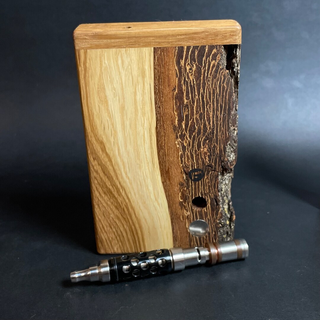 Live Edge Oak Futostash Anvil XL #3683 - Vestratto Anvil Stash - Etsy