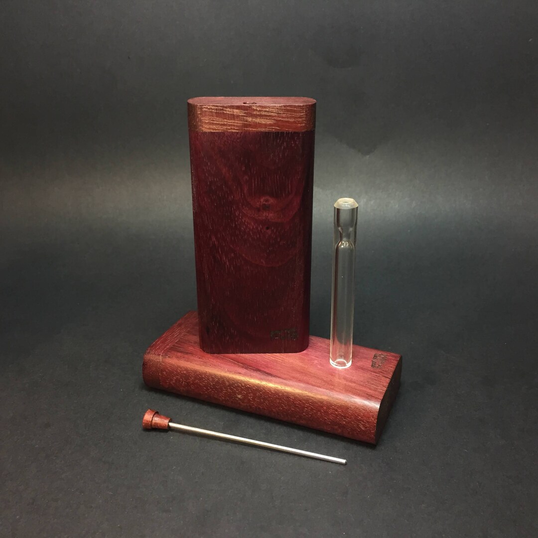Futostash X - Purpleheart - Glass One Hitter - Stash Tool - One Hitter ...