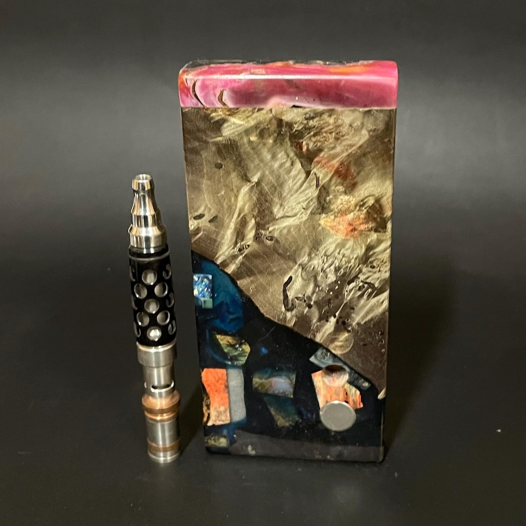 Galaxy Burl Futostash Anvil XL #4214 - Stabilized Boxelder Burl ...