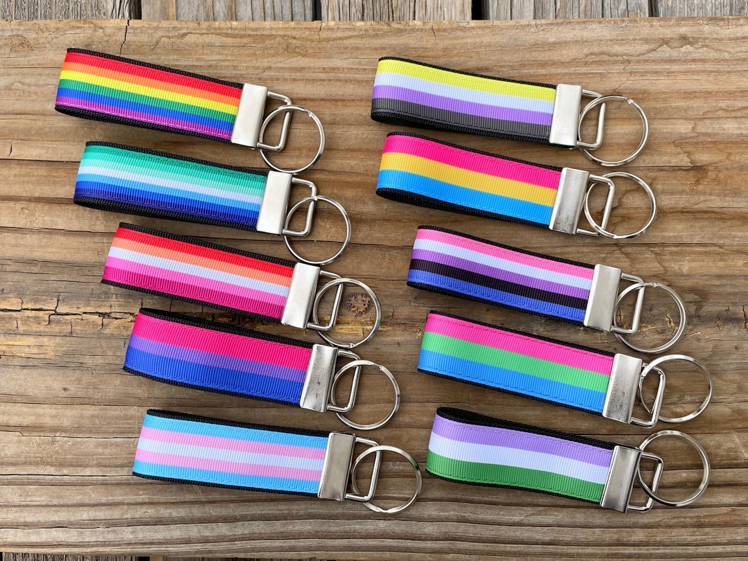 Lgbtq Flag Keyfob Pride Keychains Gay Pride Lesbian Bisexual