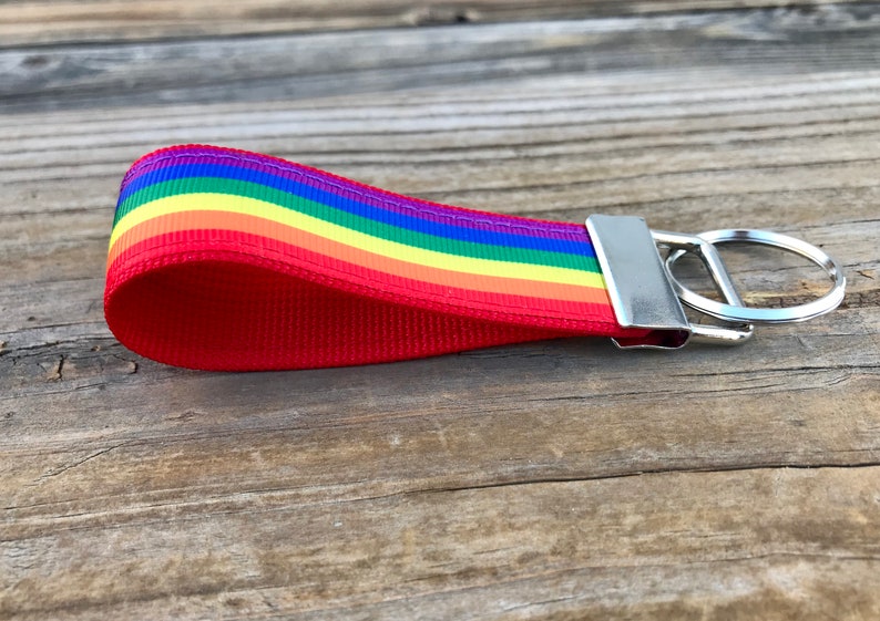 Lgbtq Flag Keyfob Pride Keychains Gay Pride Lesbian Etsy