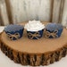 Denim Cupcake Wrappers, Blue Cupcake Liner, Rustic Cupcake Wrapper ...