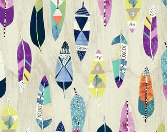 Feather fabric | Etsy