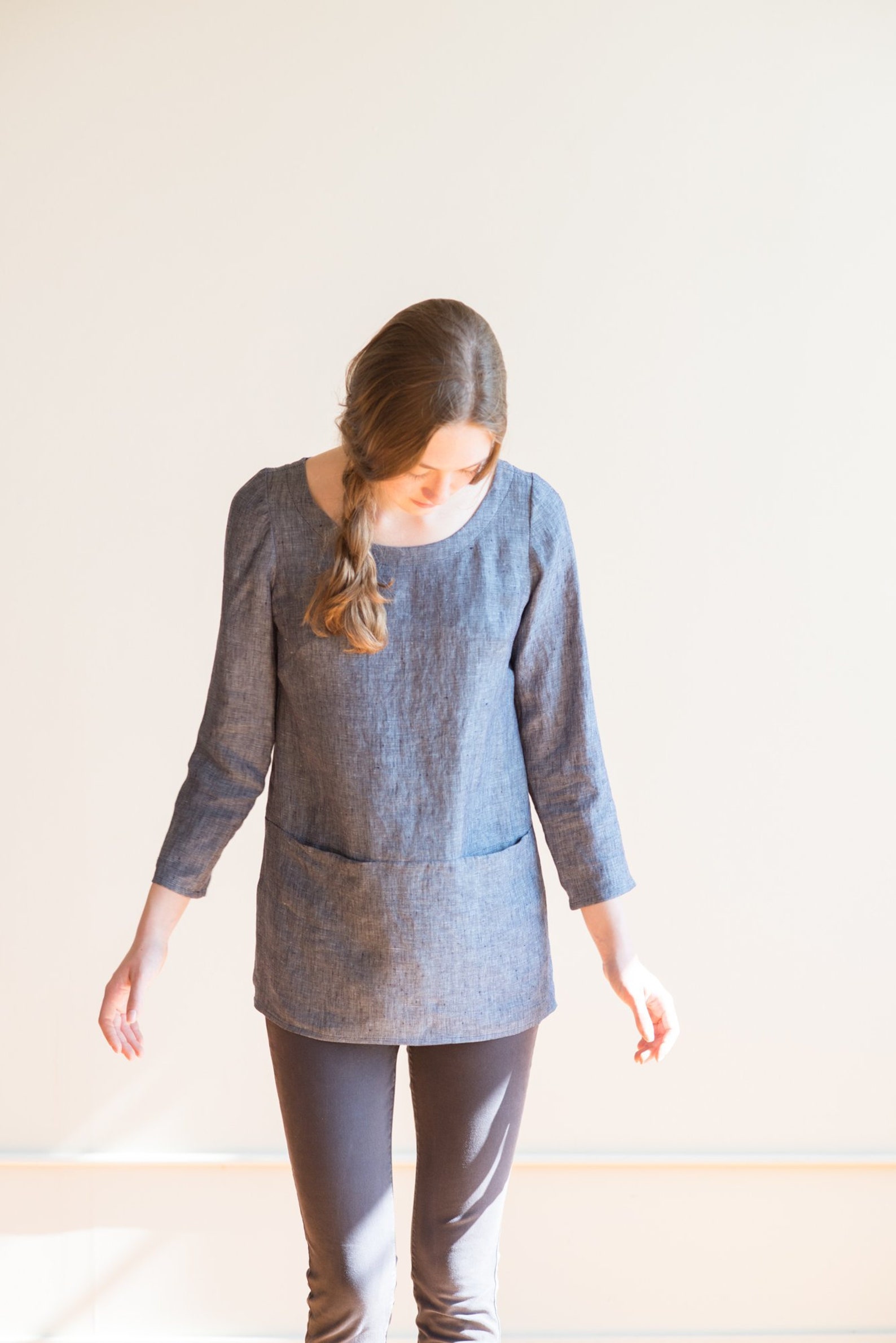 Grainline Uniform Tunic PAPER Pattern Sizes 0-18 Indie | Etsy