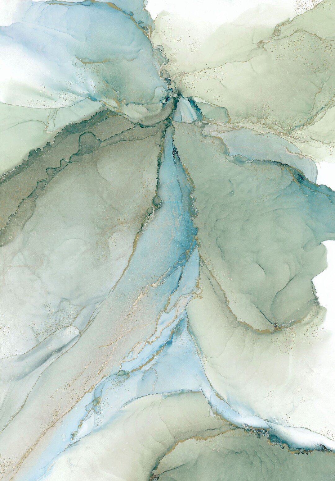 Northcott Fabrics, Midas Touch Collection, Multi Texture PANEL in Sage ...