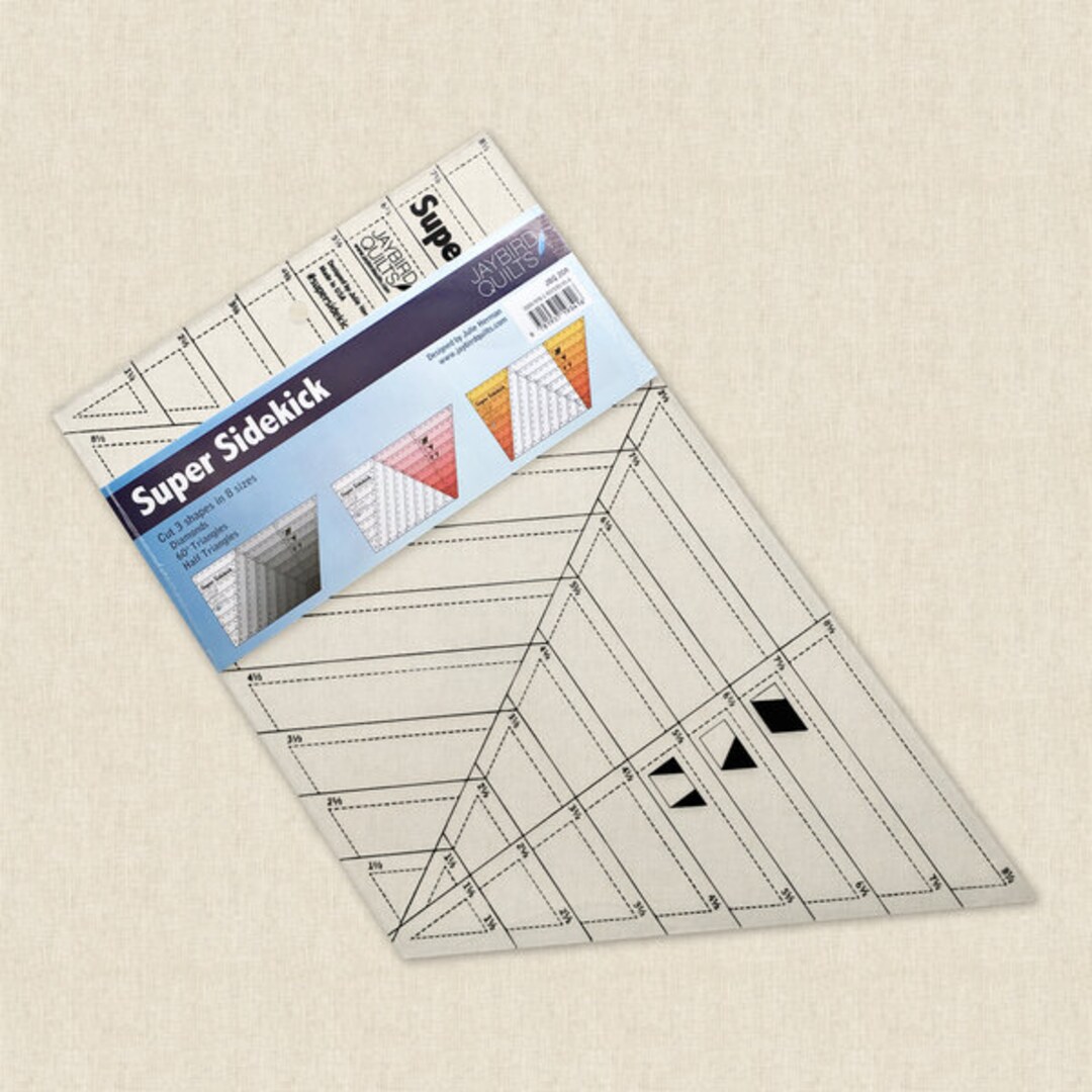 Super Sidekick, Quilting Ruler, Diamonds, 60 Degree Triangles, Half ...