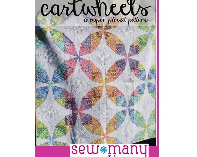 Cartwheels PAPER QUILT PATTERN by Sew Many Creations, Foundation Paper ...